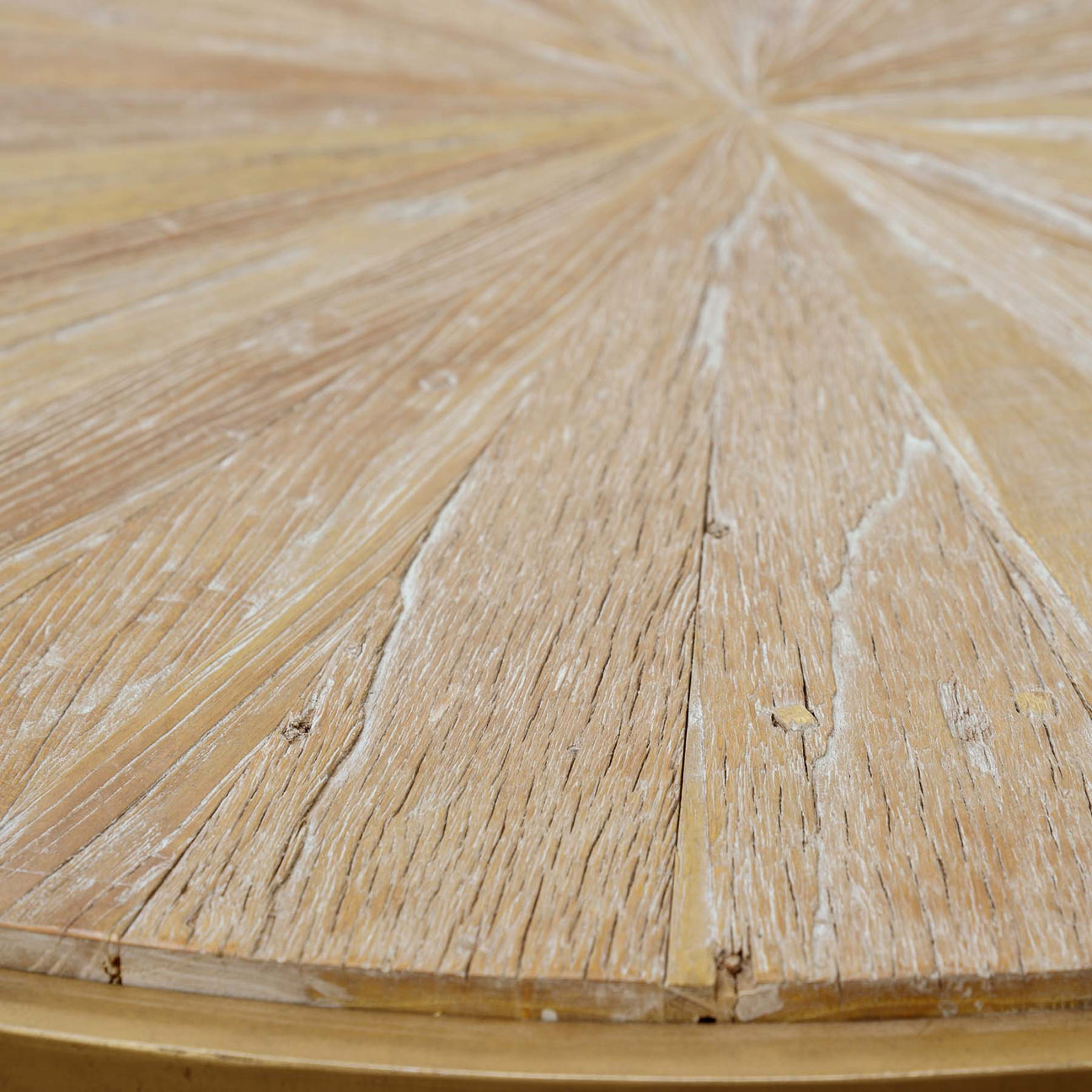 Melvin 1m Round Elm Coffee Table | Interior Secrets
