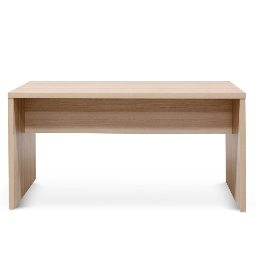 Leonor Office High Table - Light Oak | Interior Secrets