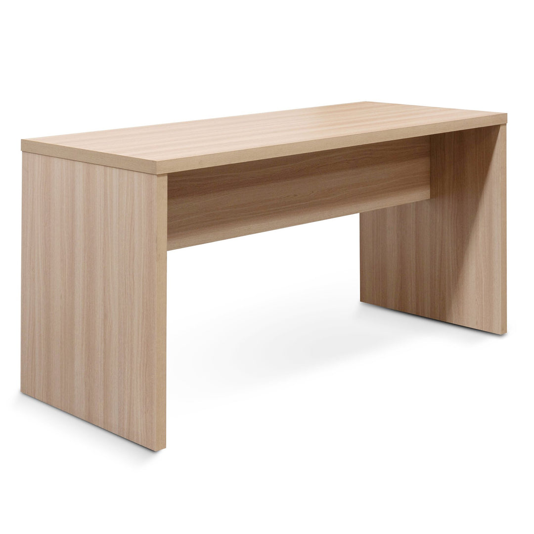 Leonor Office High Table - Light Oak | Interior Secrets