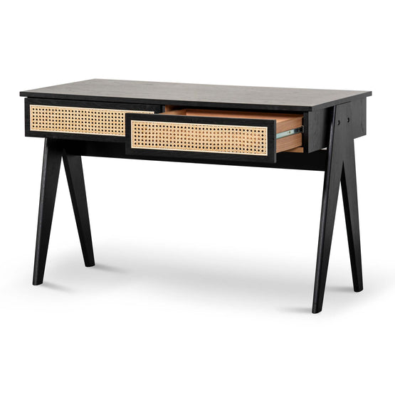 Cisneros 1.2m Home Office Desk - Black | Interior Secrets