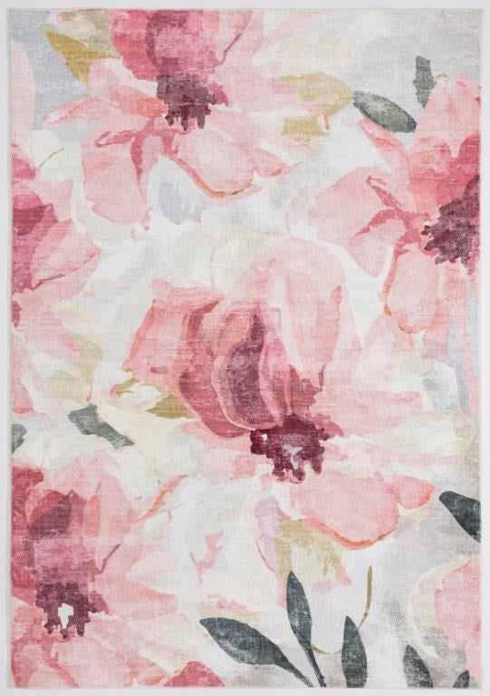 Mella 230cm x 320cm Flower Design Rugs - Lily Rose | Interior Secrets