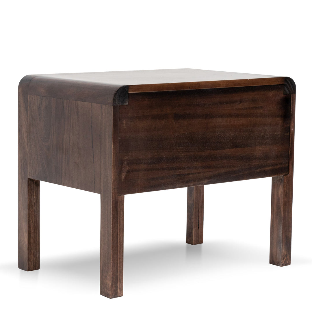 Amparo Single Drawer Bedside Table - Walnut | Interior Secrets