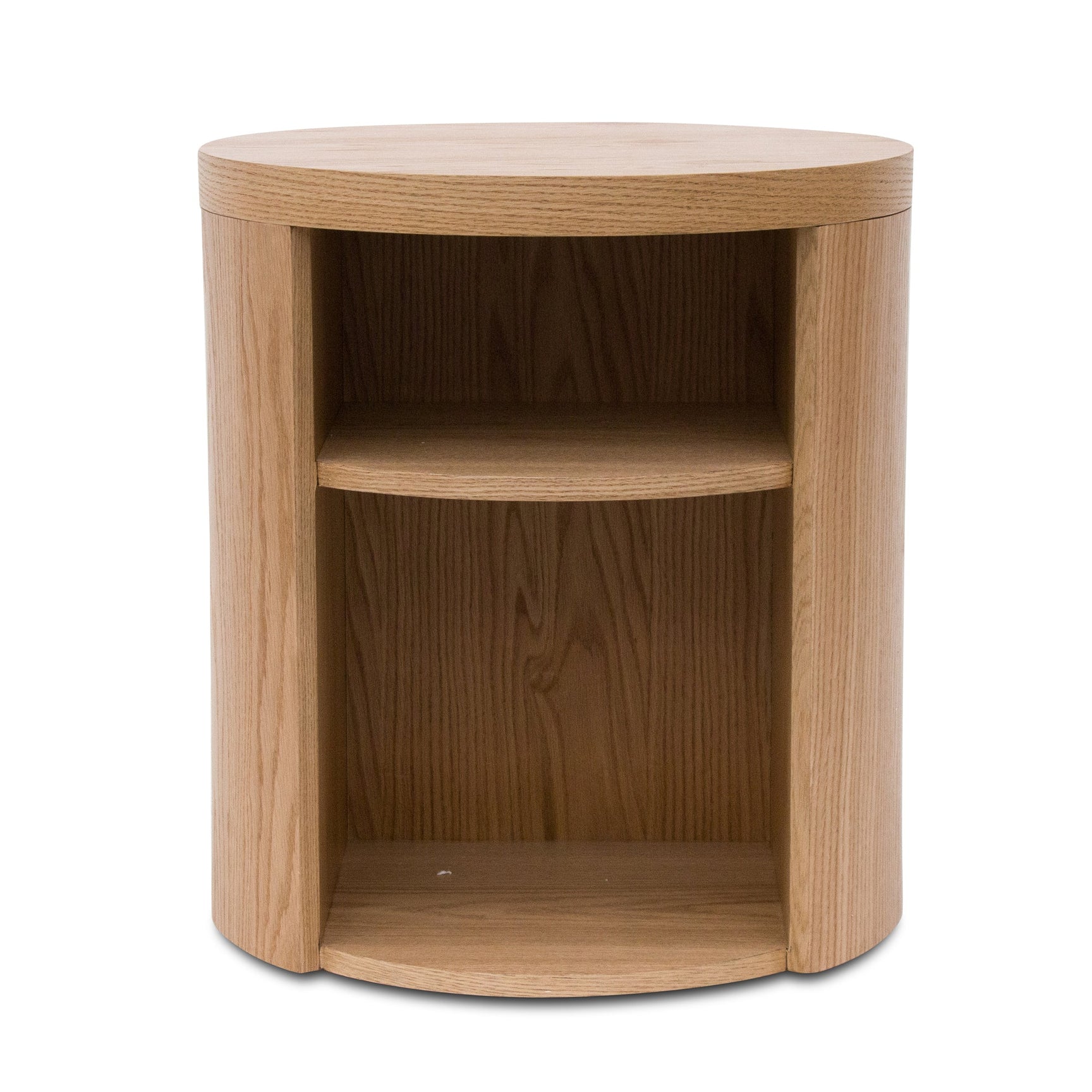 Honigold Round Wooden Bedside Table - Natural | Interior Secrets