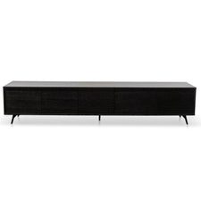 Nelson 2.4m TV Entertainment Unit - Black Oak | Interior Secrets