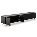 Nelson 2.4m TV Entertainment Unit - Black Oak | Interior Secrets