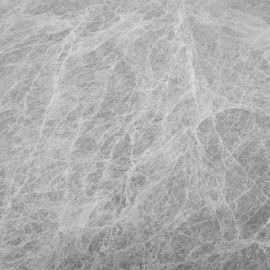 Carlson 130cm Grey Marble Round Dining Table with Glass Top | Interior ...