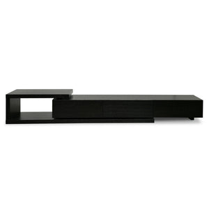 Dwell Extendable TV Entertainment Unit - Full Black | Interior Secrets