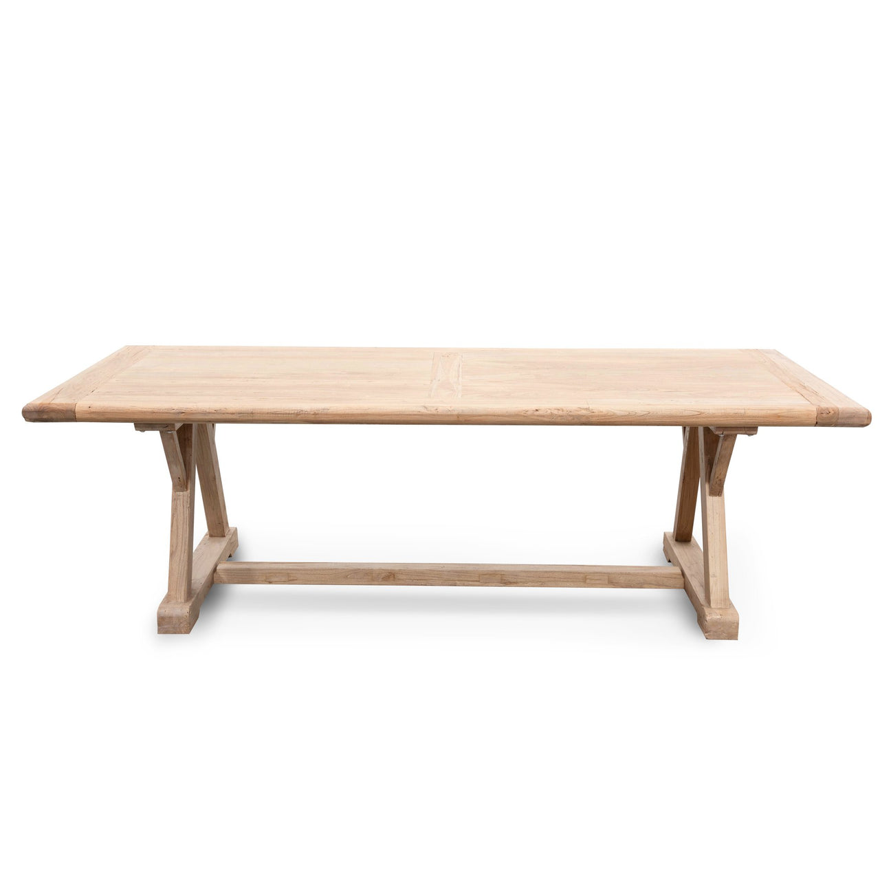 Hercules 8 Seater Reclaimed Elm Wood 2.4m Dining Table | Interior Secrets