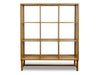 Johan Wooden Display Bookcase - Natural | Interior Secrets