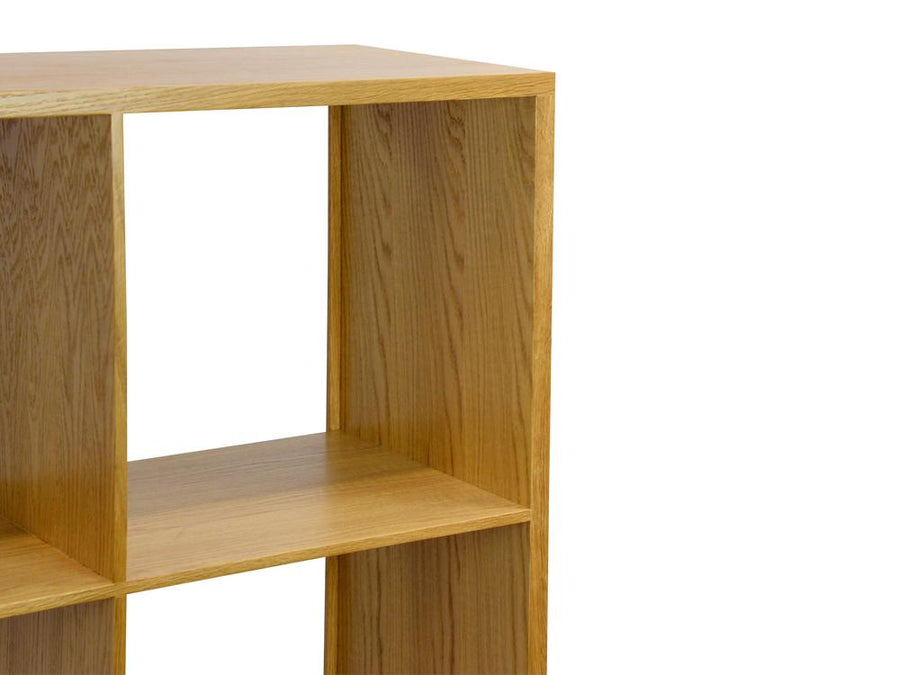 Johan Wooden Display Bookcase - Natural | Interior Secrets