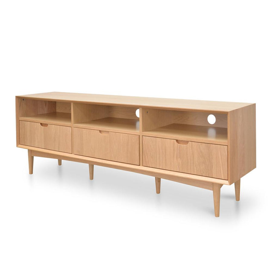 Johansen Scandinavian 180cm TV Entertainment Unit With 3 Drawer ...