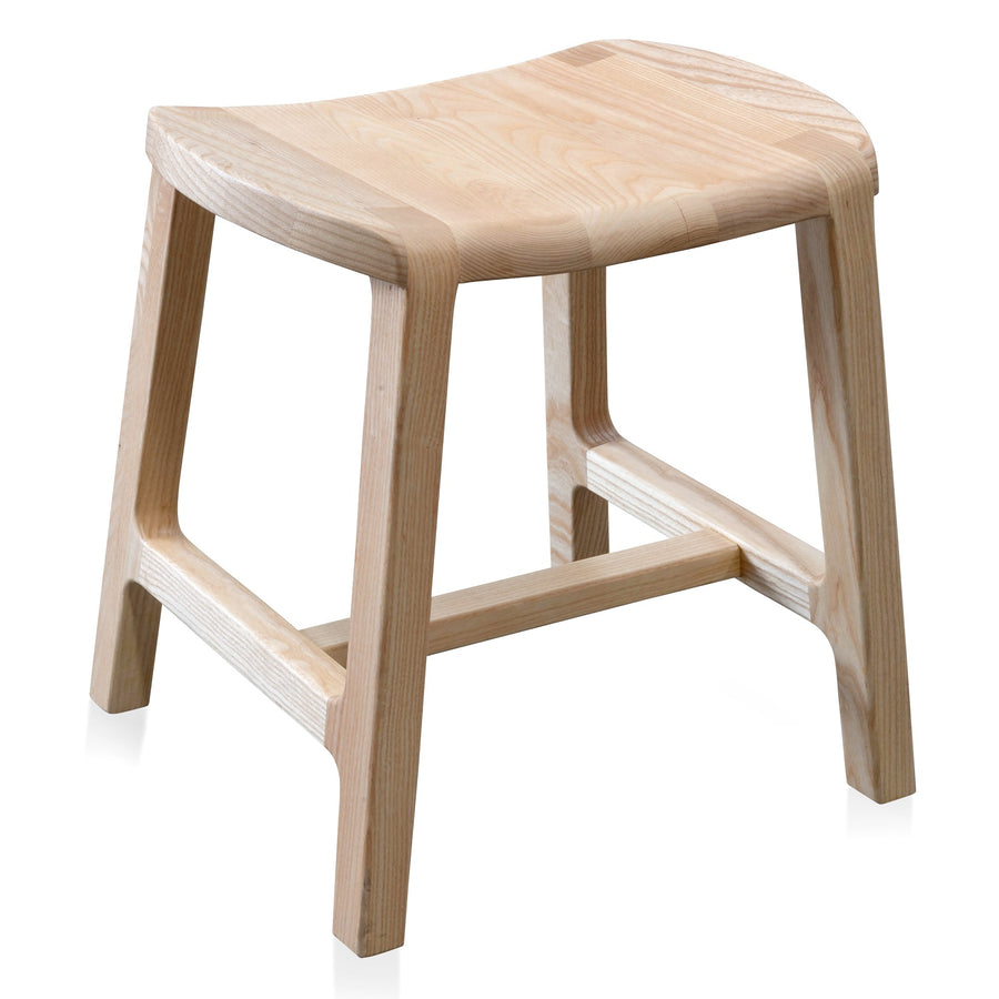 Judy Wooden Low Stool - Natural | Interior Secrets