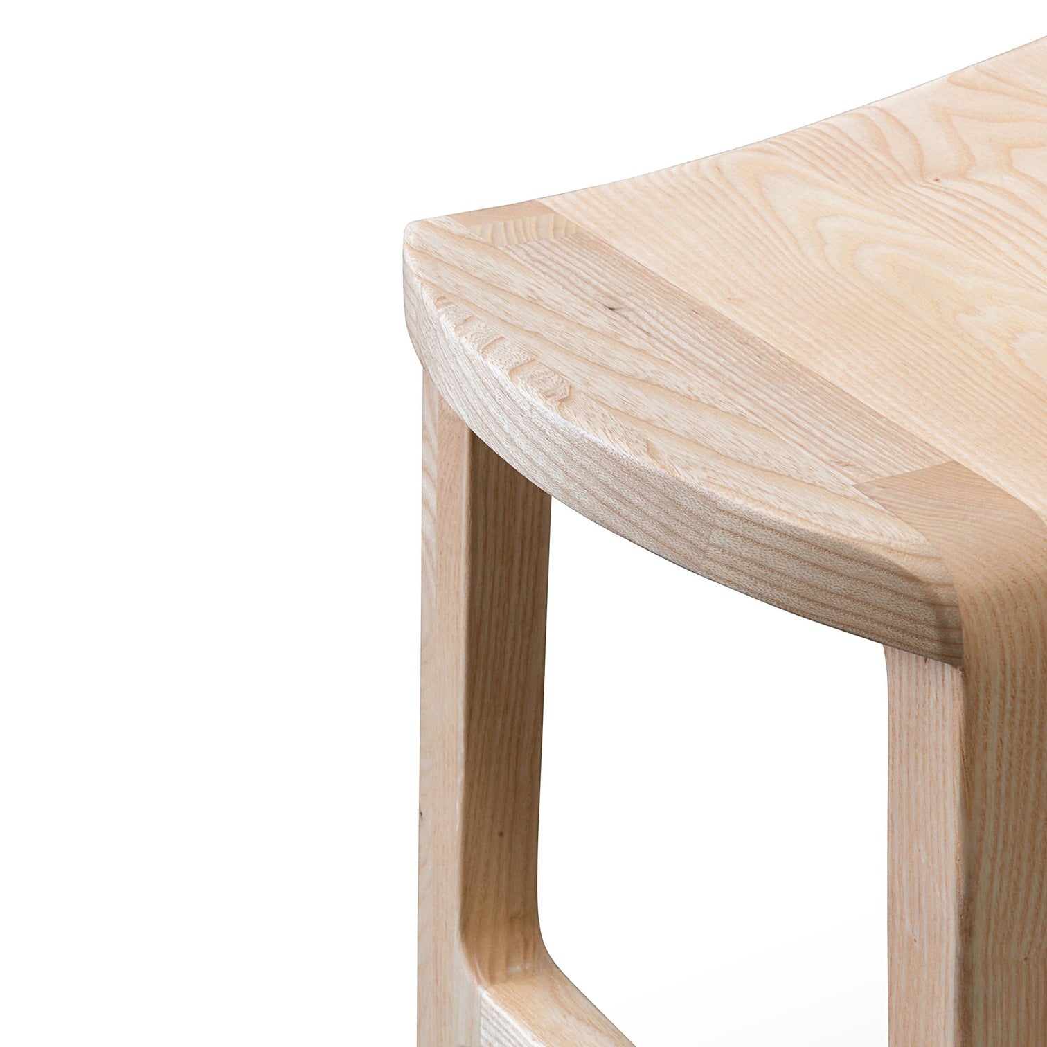 Judy Wooden Low Stool - Natural | Interior Secrets