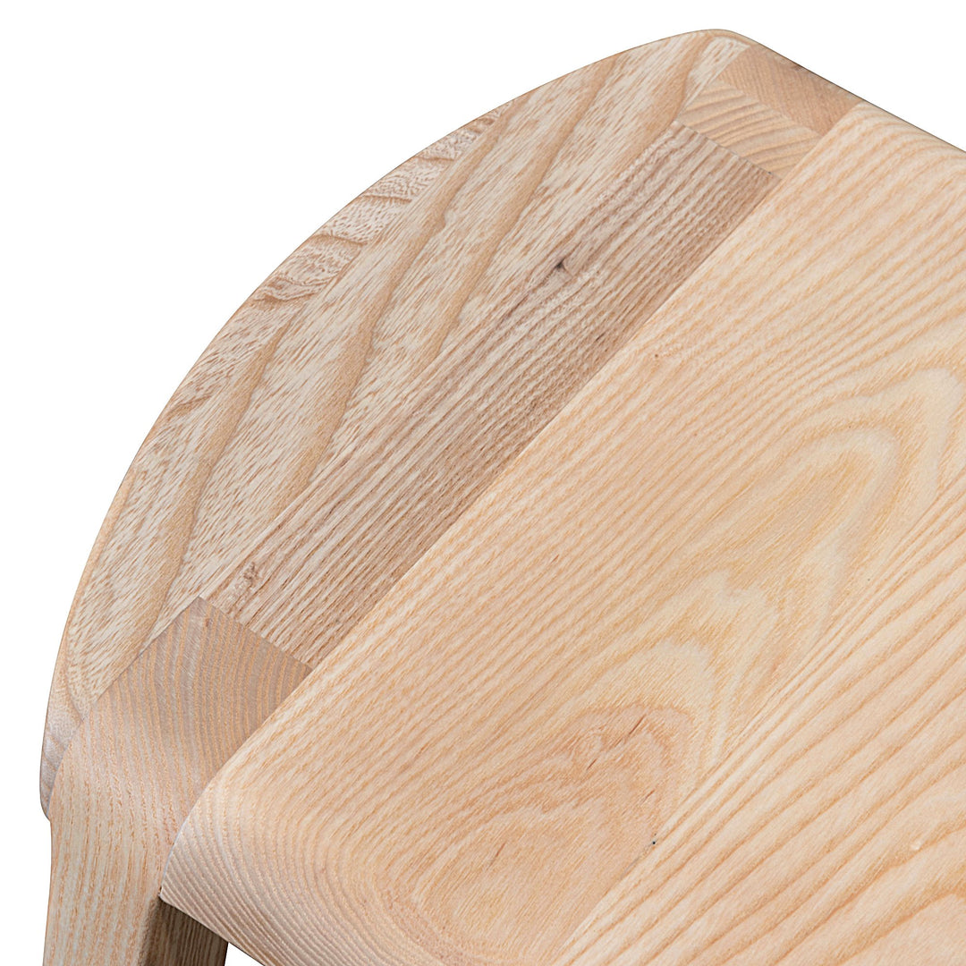 Judy Wooden Low Stool - Natural | Interior Secrets