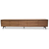 Nelson 2.4m Wooden TV Entertainment Unit - Walnut | Interior Secrets